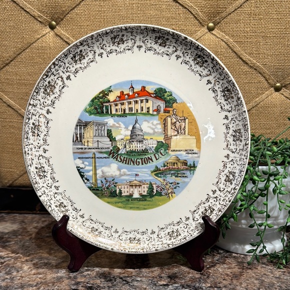 Vintage | Accents | Vintage Washington Dc Souvenir Plate | Poshmark